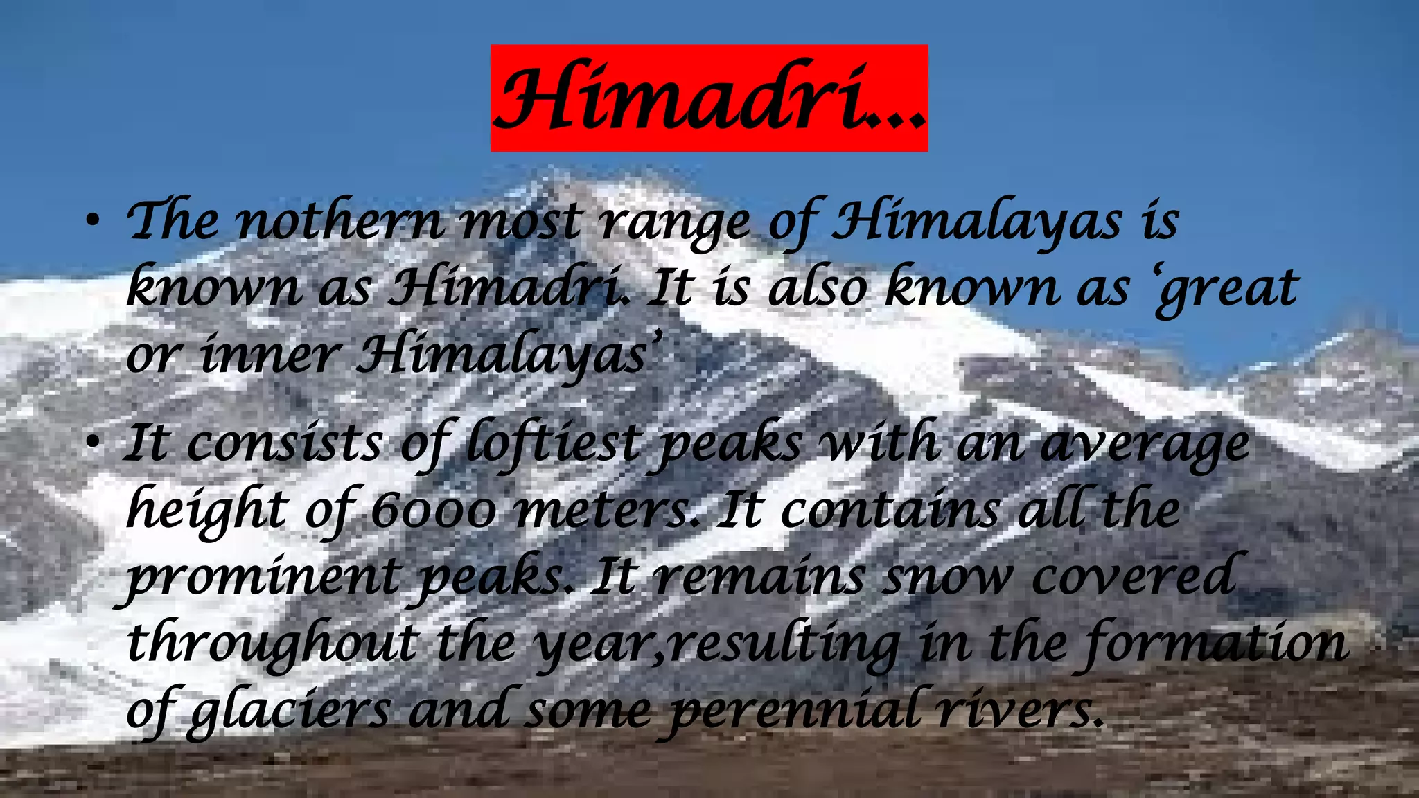 Himalayan range | PDF