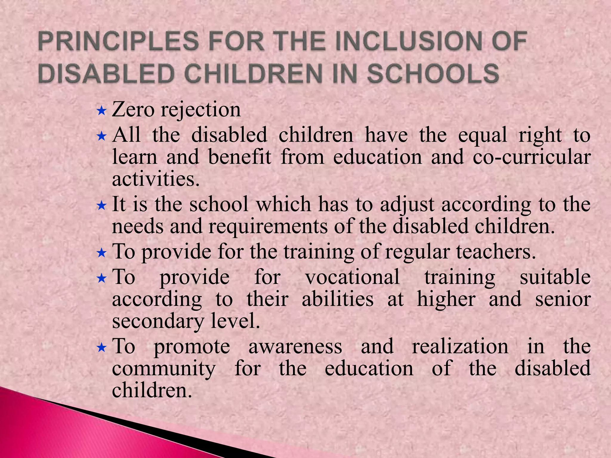 inclusive and exclusive education | PPTX