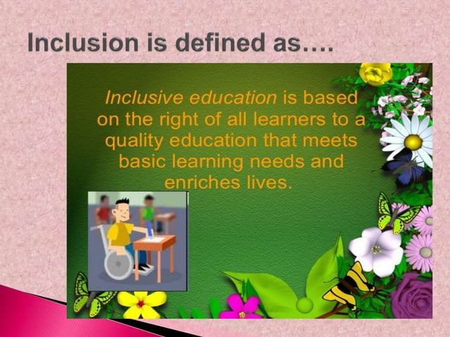 inclusive and exclusive education | PPTX