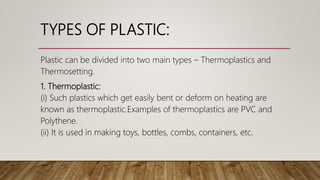 ppt on synthetic fibres and plastics | PPTX