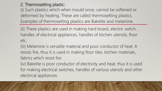 ppt on synthetic fibres and plastics | PPTX