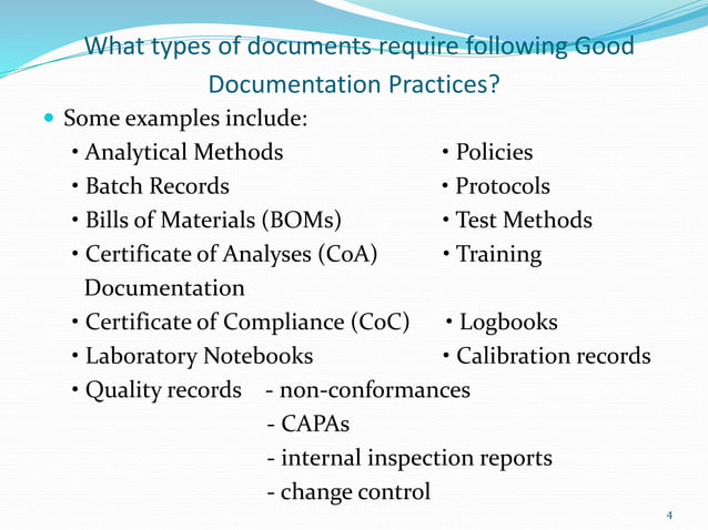 good documentation practice | PPTX
