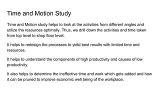 Lean and Flexible Manufacturing System | PPTX