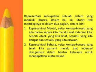 Ppt 10 representasi budaya dan media massa | PPTX