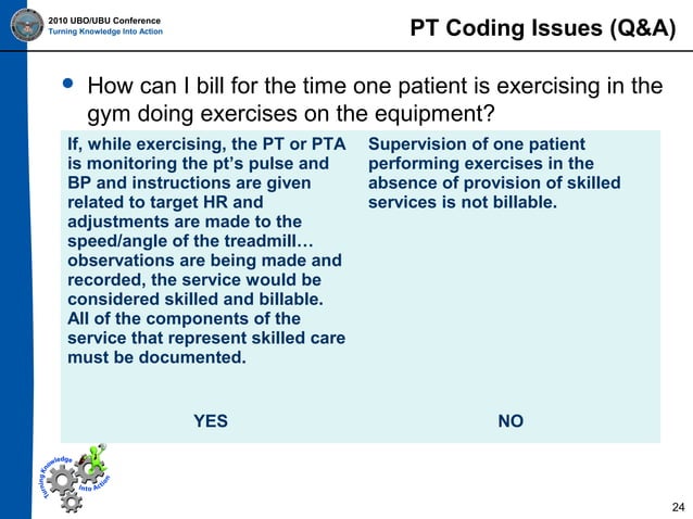 PPT -- 2010 UBO/UBU physical therapy-coding & billing | PPT | Physical ...