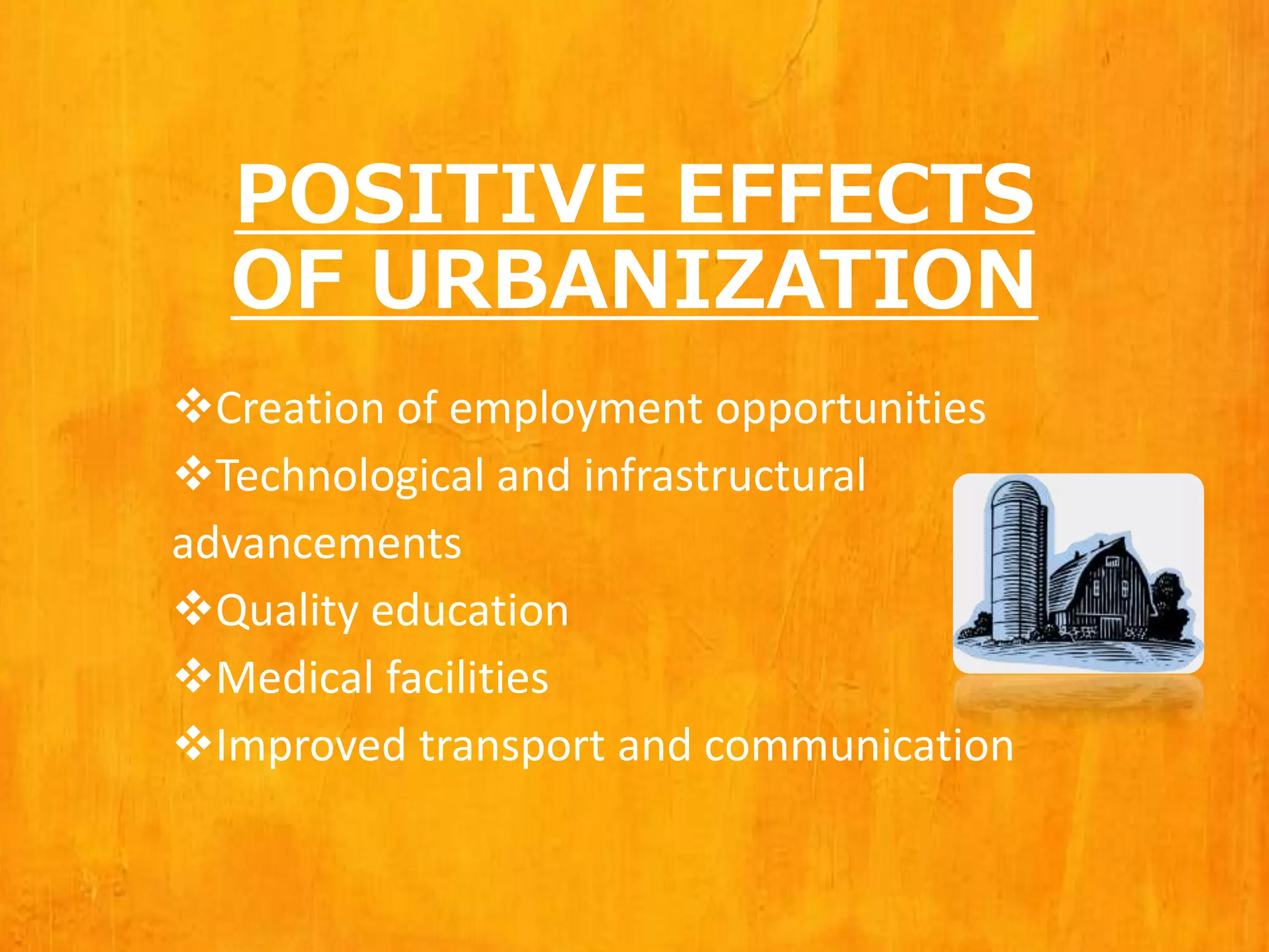 Adverse Effects Of Urbanization | PPT