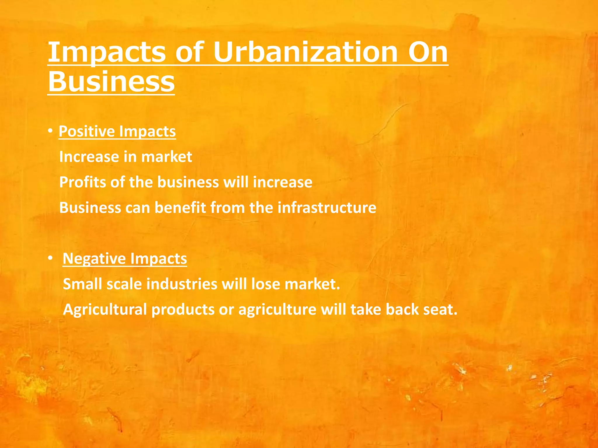 Adverse Effects Of Urbanization | PPT
