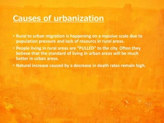 Adverse Effects Of Urbanization | PPT