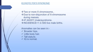 Human health and Chromosomal Disorders | PPTX