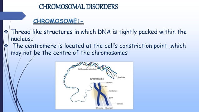 Human health and Chromosomal Disorders | PPT