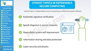 PhD-Guidance-in-Dependable-and-Secure-Computing | PPT