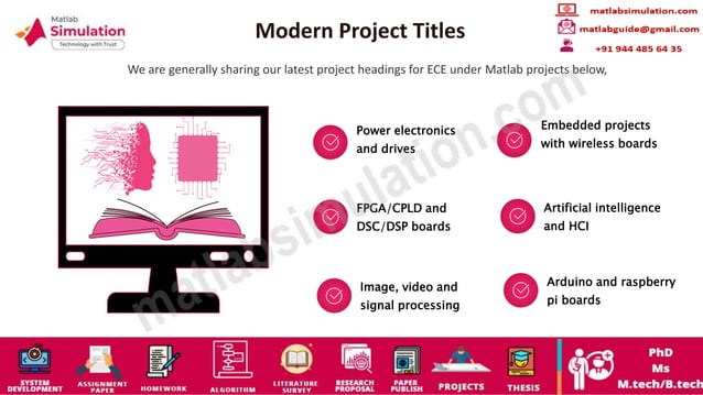 MATLAB Projects for ECE Research Assistance | PPT