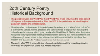 Ppt 20 century poetry-eng 404- week-1 lecture-1-by faisal ahmed | PPT
