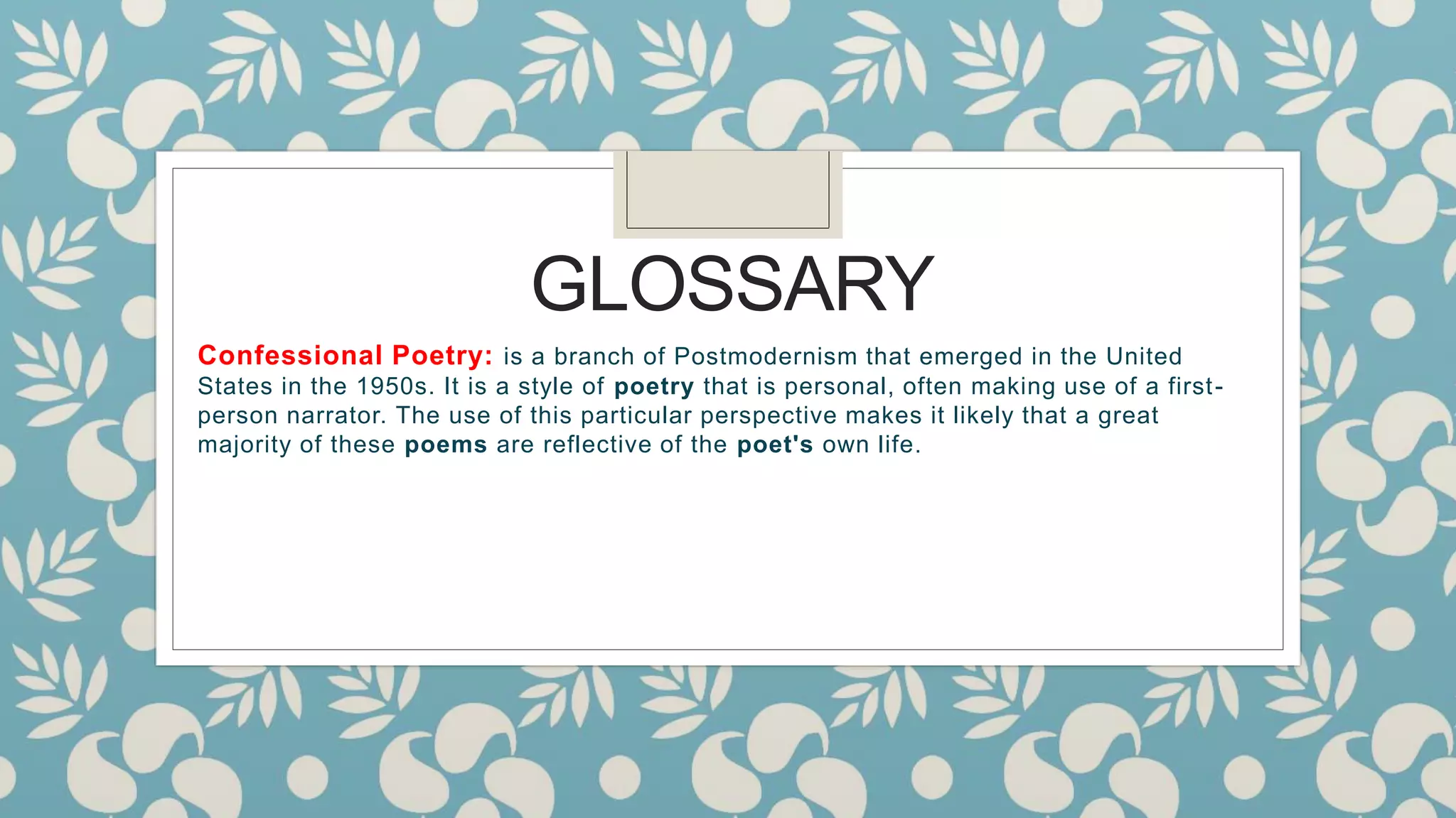 Ppt 20 century poetry-eng 404- week-1 lecture-1-by faisal ahmed | PPTX