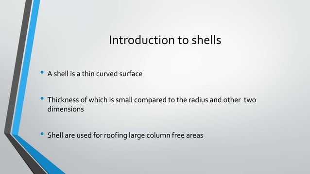 Shells - Theory and Design of Plates and Shells | PPTX