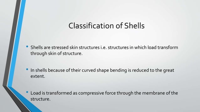 Shells - Theory and Design of Plates and Shells | PPTX