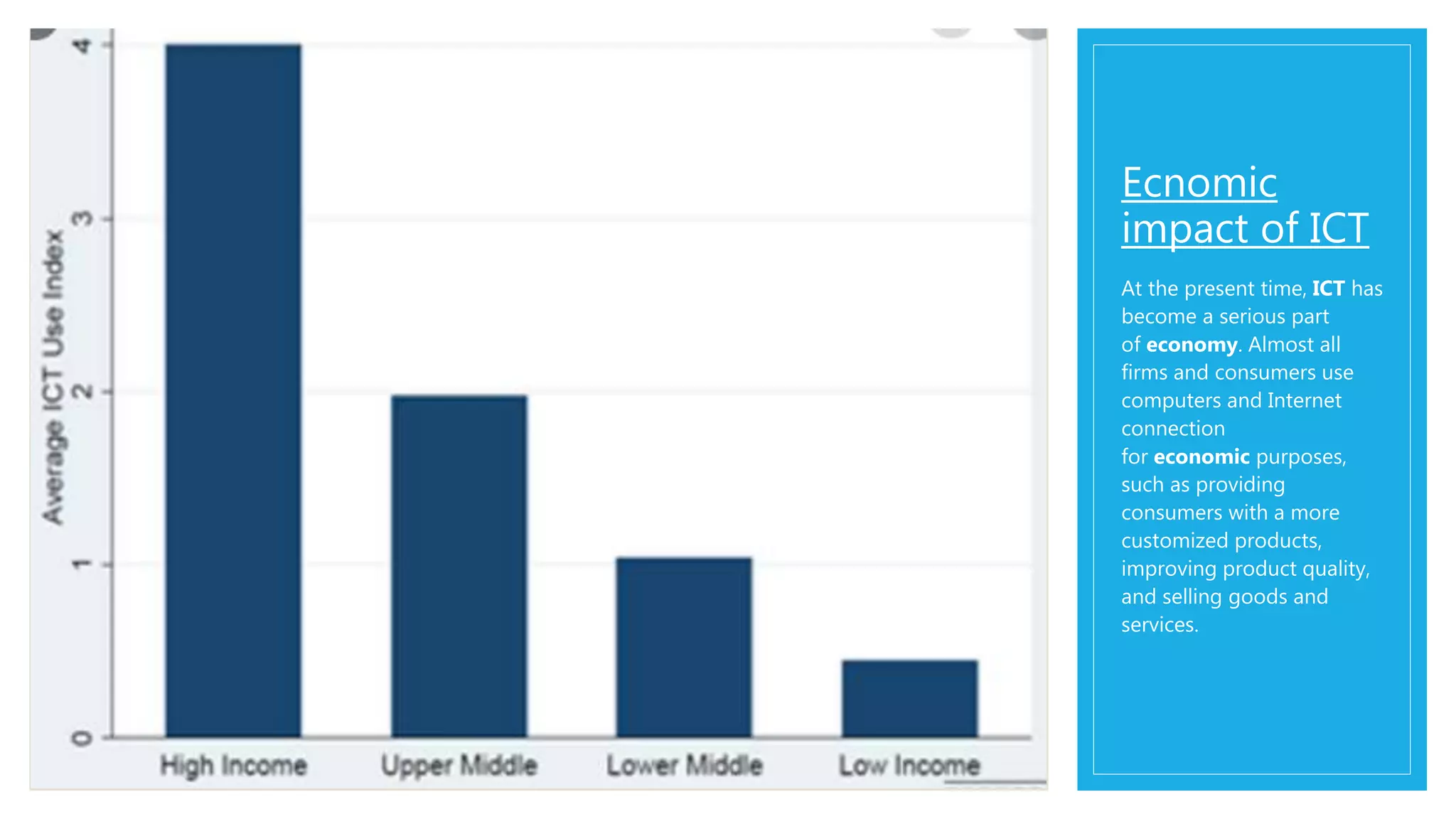 economic impact of ICT | PPTX