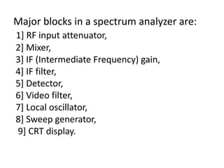 spectrum analyzer | PPTX