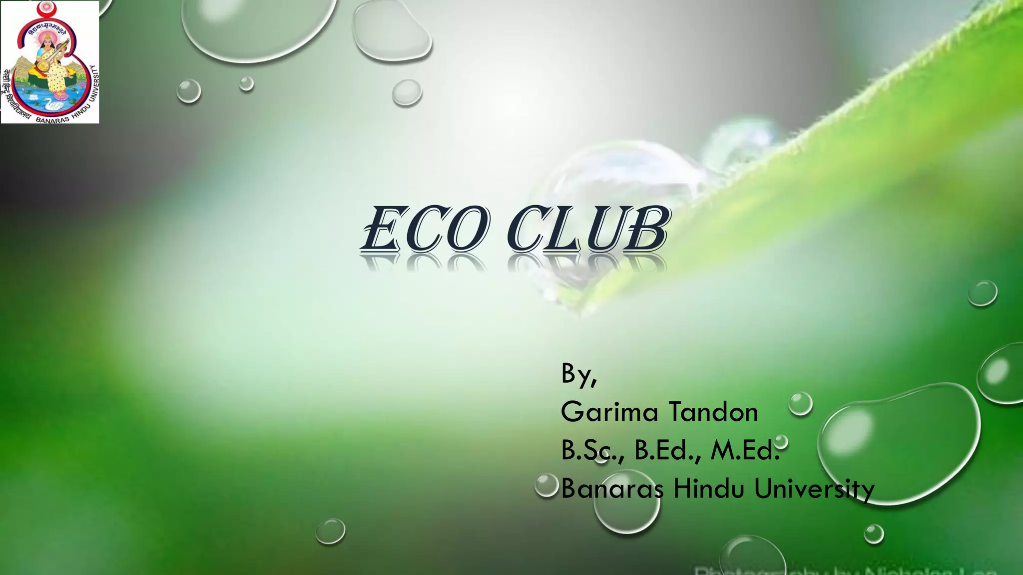 Eco Club by Garima Tandon | PDF