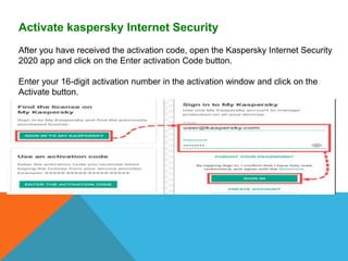 Activate Kaspersky Internet Security | PPT | Internet Safety | Parenting
