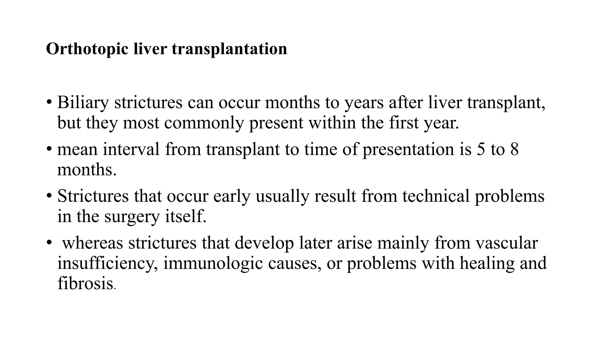 Management of Benign Biliary Stricture | PPTX