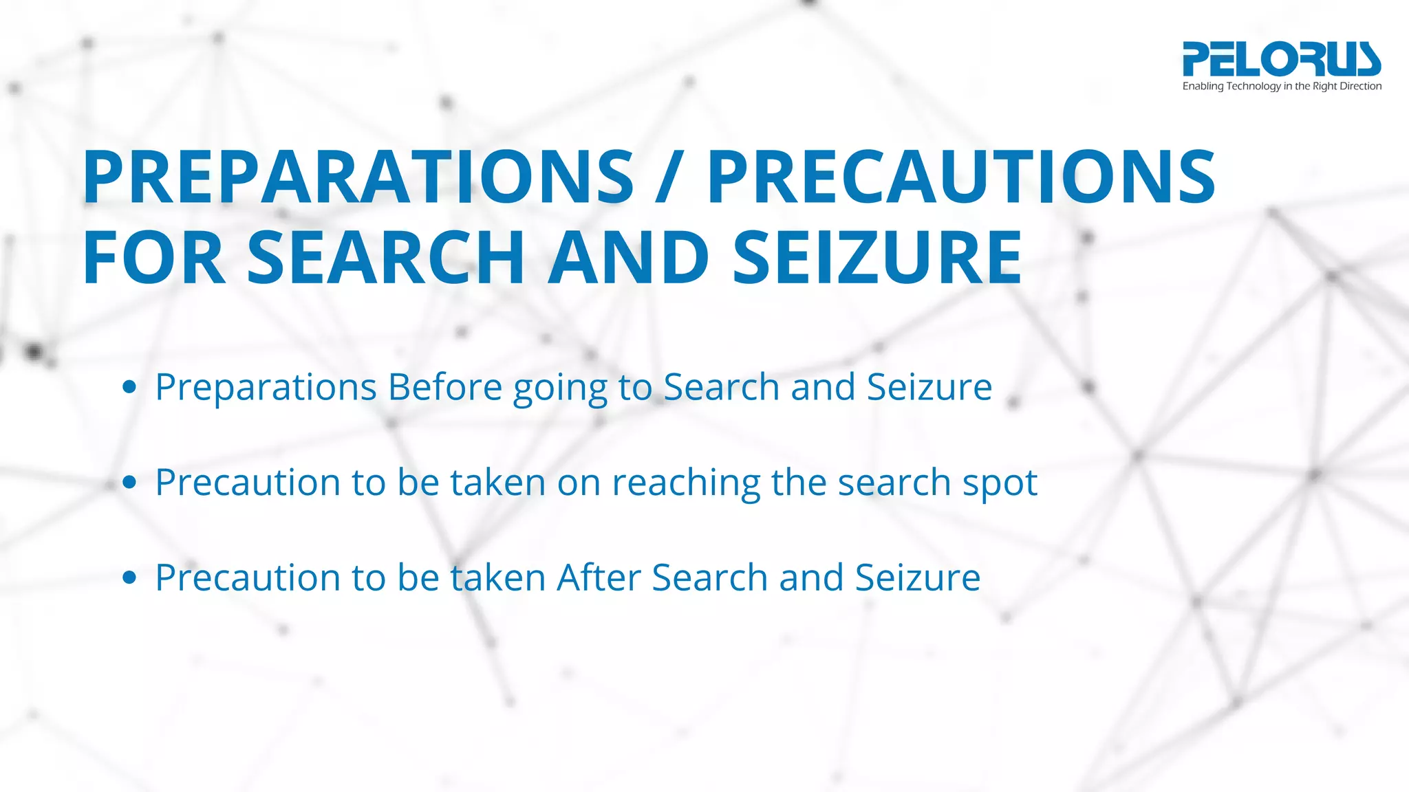 Search & Seizure of Electronic Evidence by Pelorus Technologies | PDF