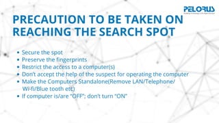 Search & Seizure of Electronic Evidence by Pelorus Technologies | PDF