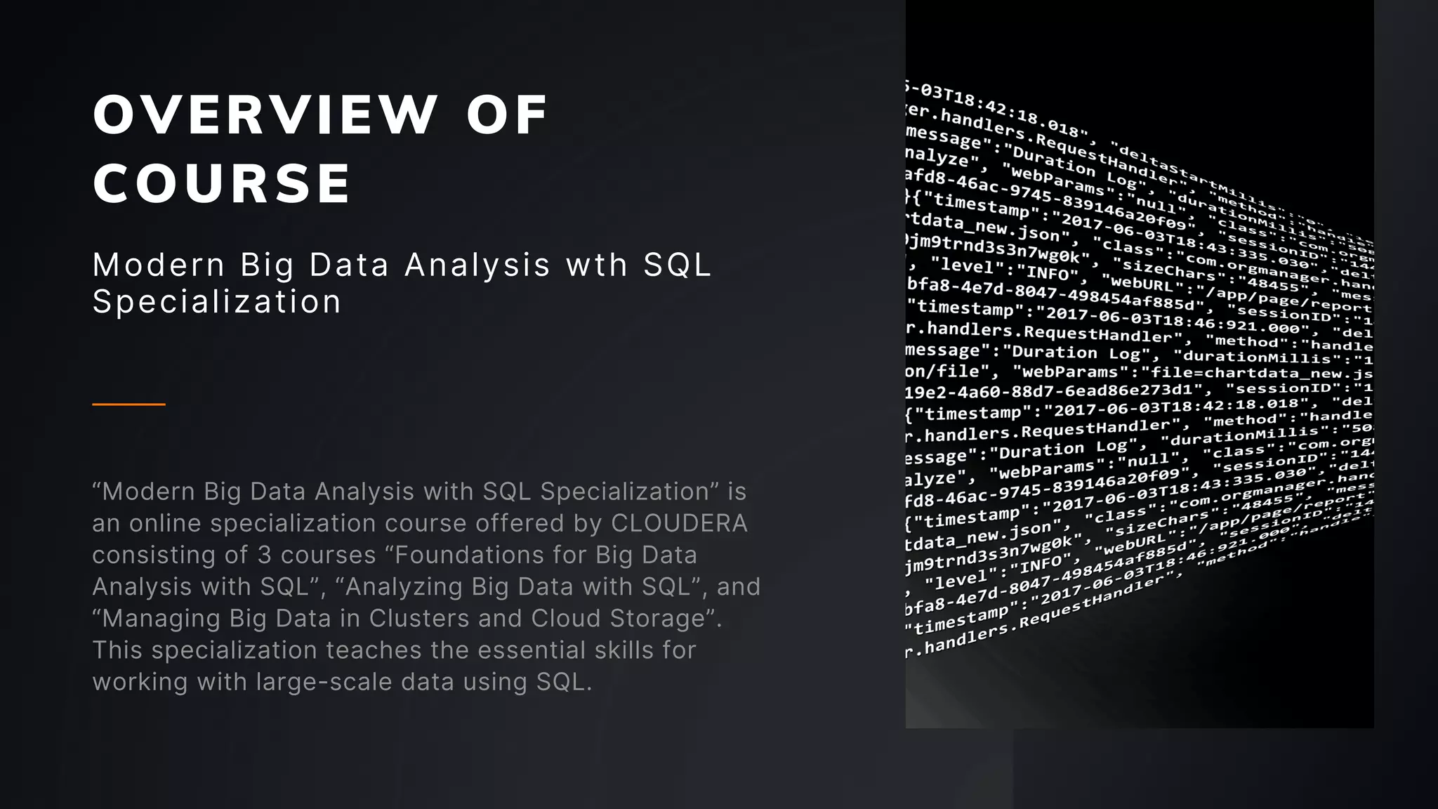 Lpu Summer Training Project Viva Ppt Modern Big Data Analysis With Sql Specialization Pdf