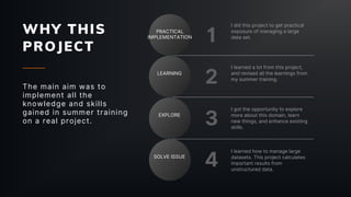 LPU Summer Training Project Viva PPT - Modern Big Data Analysis with SQL Specialization | PDF