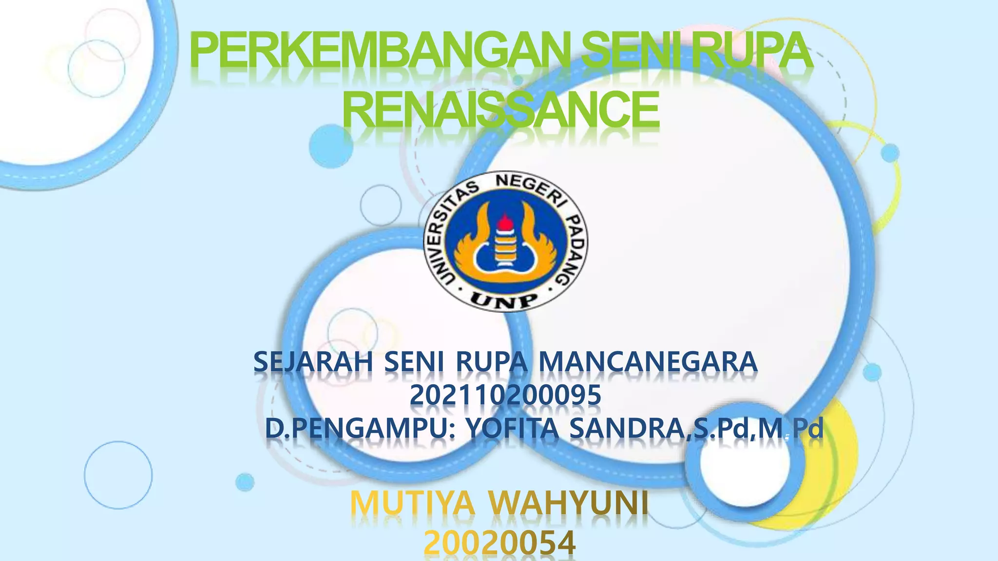 Perkembangan Seni Rupa Renaissance | PPTX