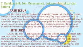 Perkembangan Seni Rupa Renaissance | PPTX