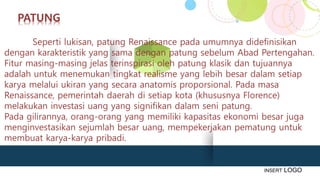 Perkembangan Seni Rupa Renaissance | PPTX