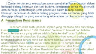Perkembangan Seni Rupa Renaissance | PPTX