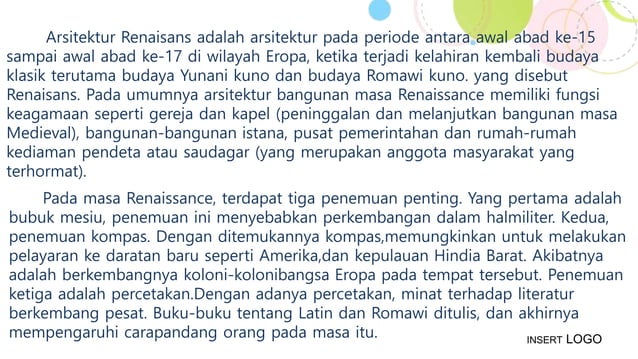 Perkembangan Seni Rupa Renaissance | PPTX