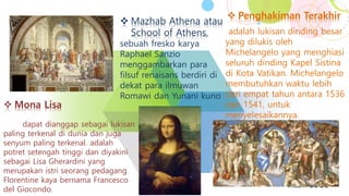 Perkembangan Seni Rupa Renaissance | PPTX