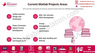 MATLAB Research Projects Guidance | PPT
