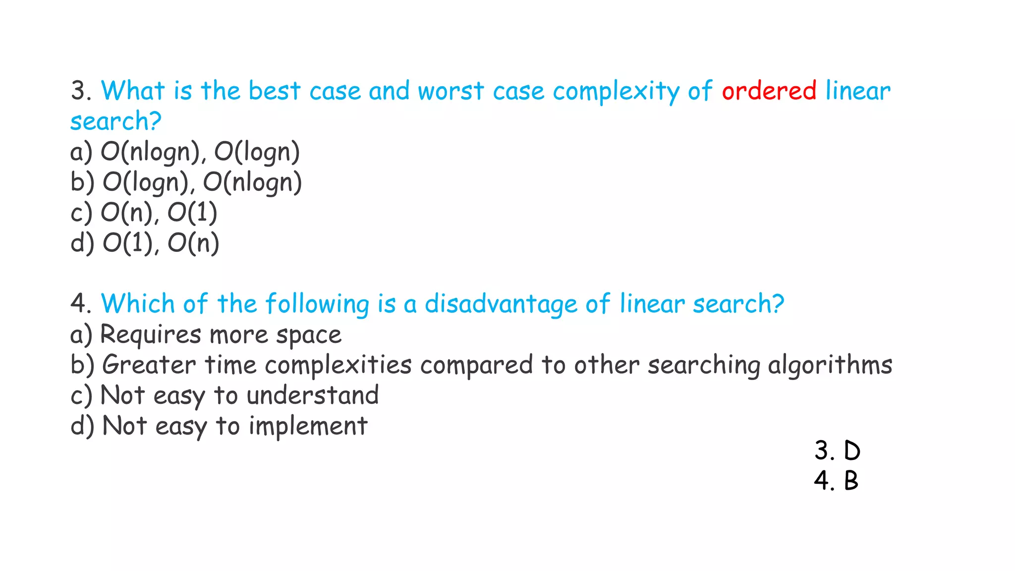 Linear Search | PPTX