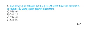 Linear Search | PPTX