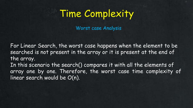Linear Search | PPTX