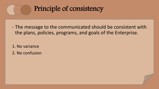 Seven principle of effective communication | PPTX