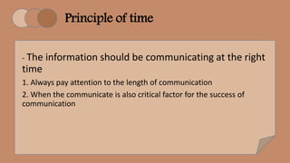 Seven principle of effective communication | PPT