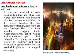 Lake front development at kanelav Godhra | PPTX