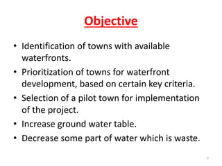 Lake front development at kanelav Godhra | PPTX