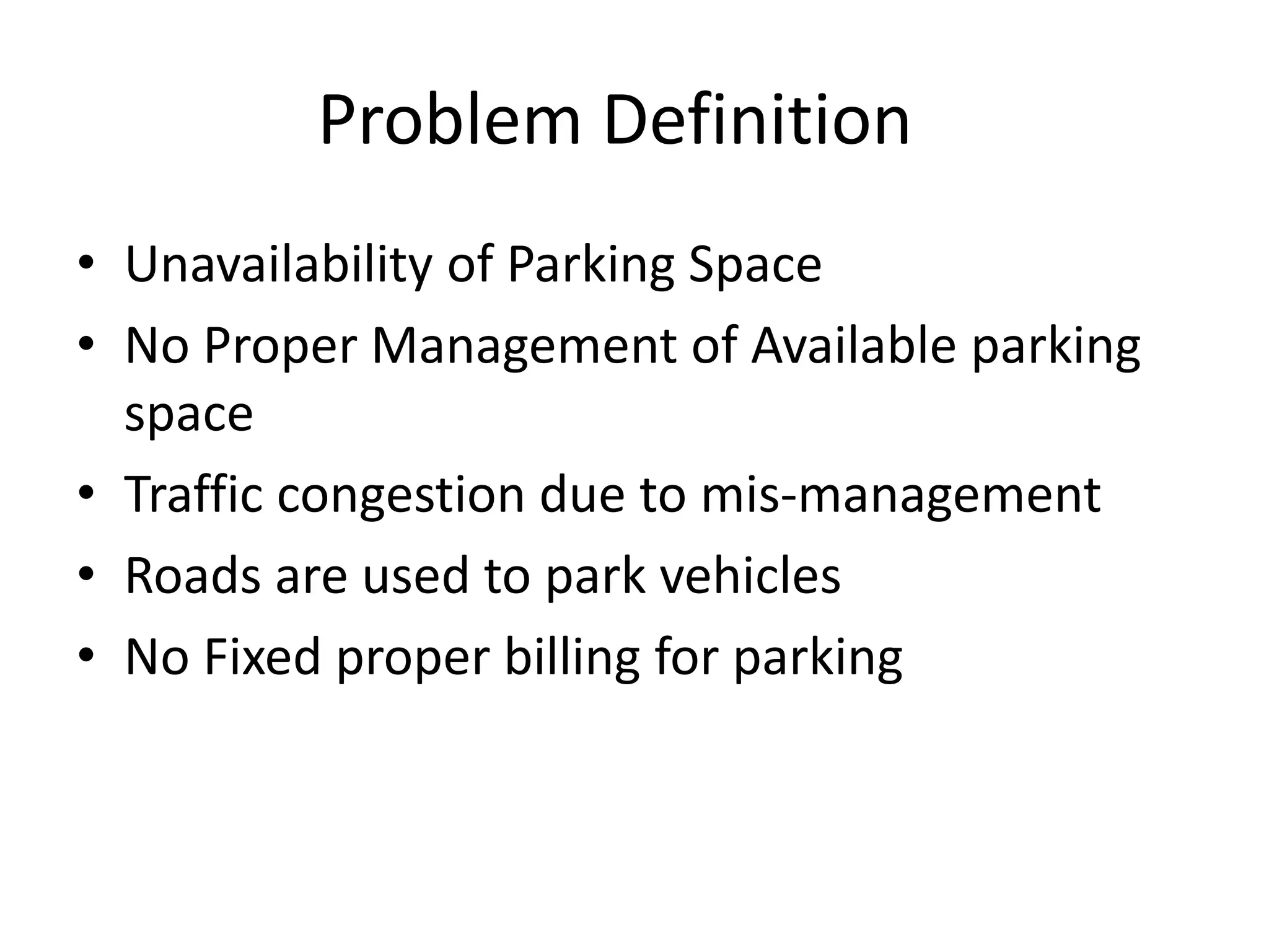 parking system | PDF