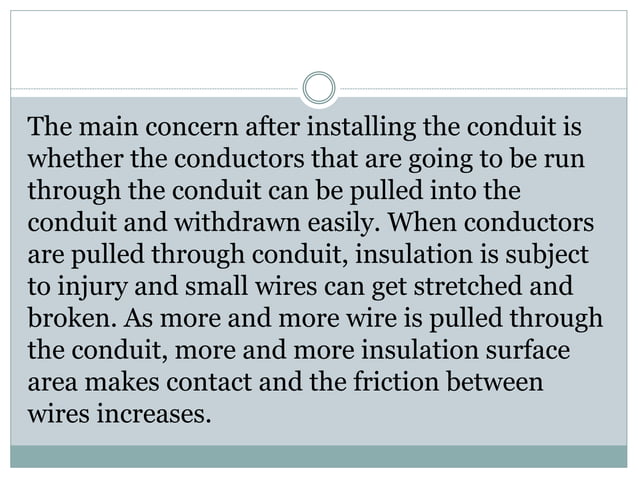 ppt. no.19bending conduit-raduis of bends.pptx | Physics | Science
