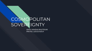 Cosmopolitan Sovereignty | PPT