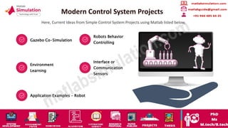 Simple Control System Projects Using MATLAB Research Ideas | PPTX