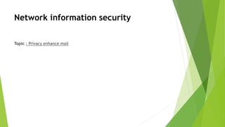Network information security | PPTX
