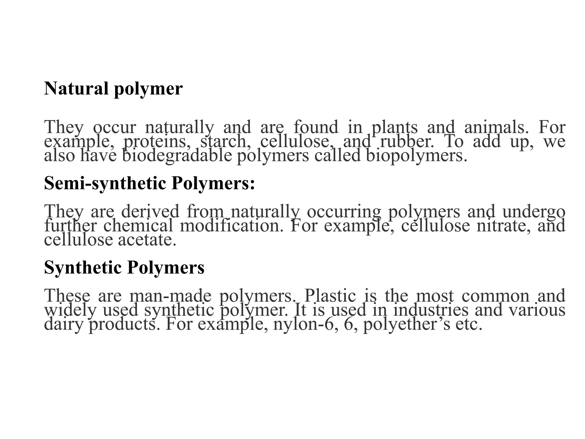 POLYMERS | PPTX