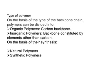 POLYMERS | PPT